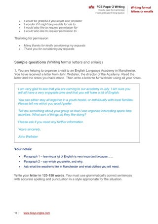 Fce writing | PDF