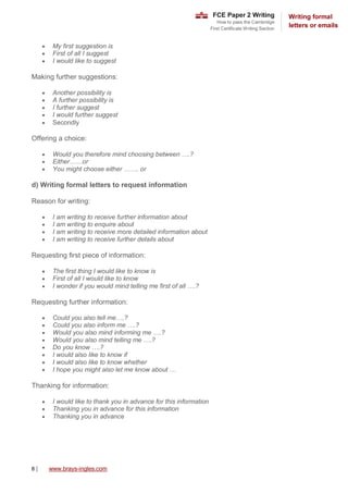 Fce writing | PDF