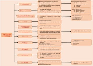 Fce writing tips | PPT