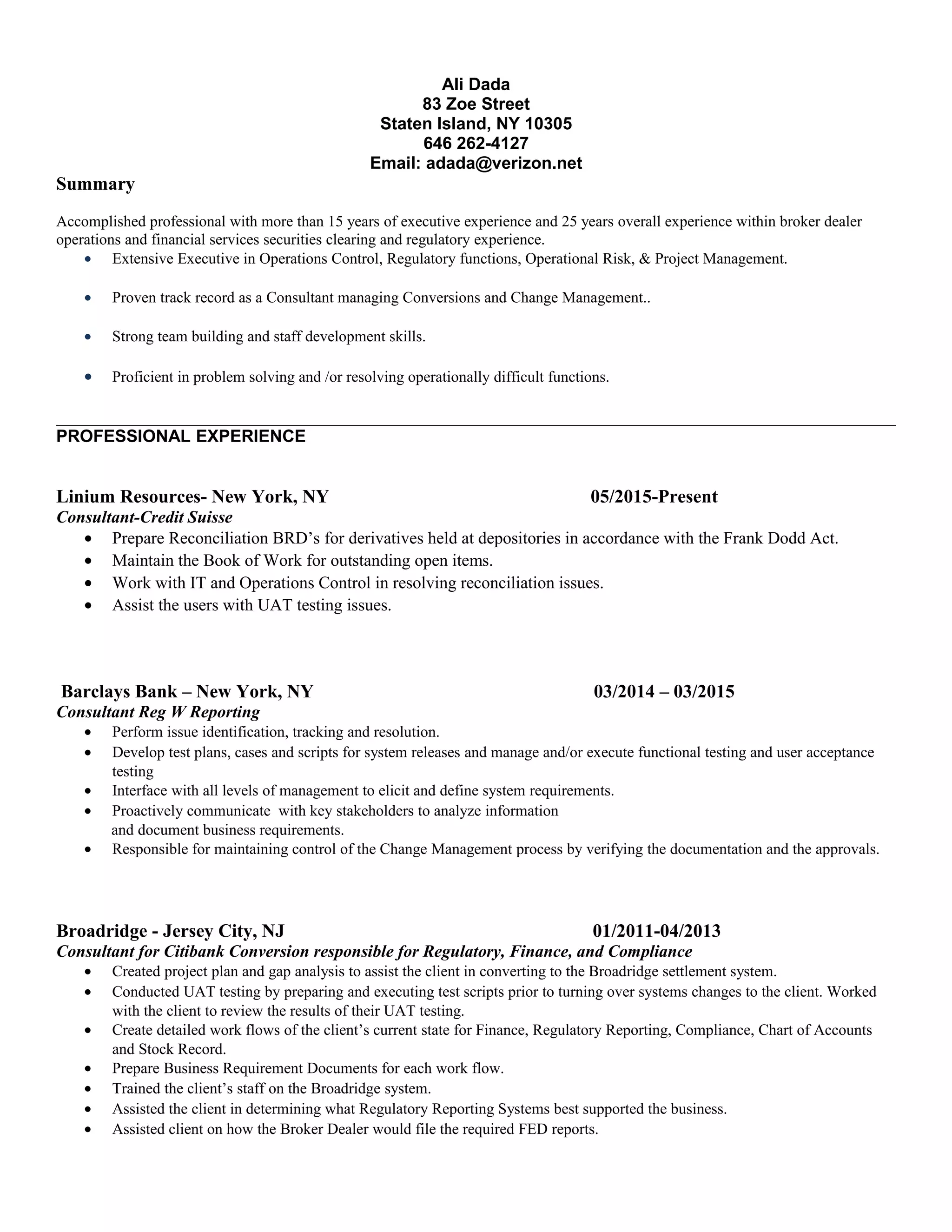 Ali Dada 06152015 | PDF