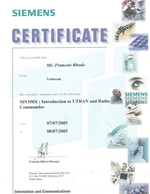 Intro to Utran & Radio Cert. | PDF