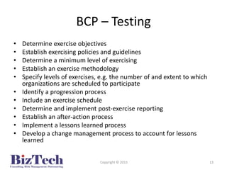 How to Create an Effective Business Continuity Program | PPTX ...