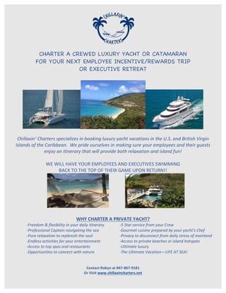Chillaxin' Charters Flyer1 | PDF