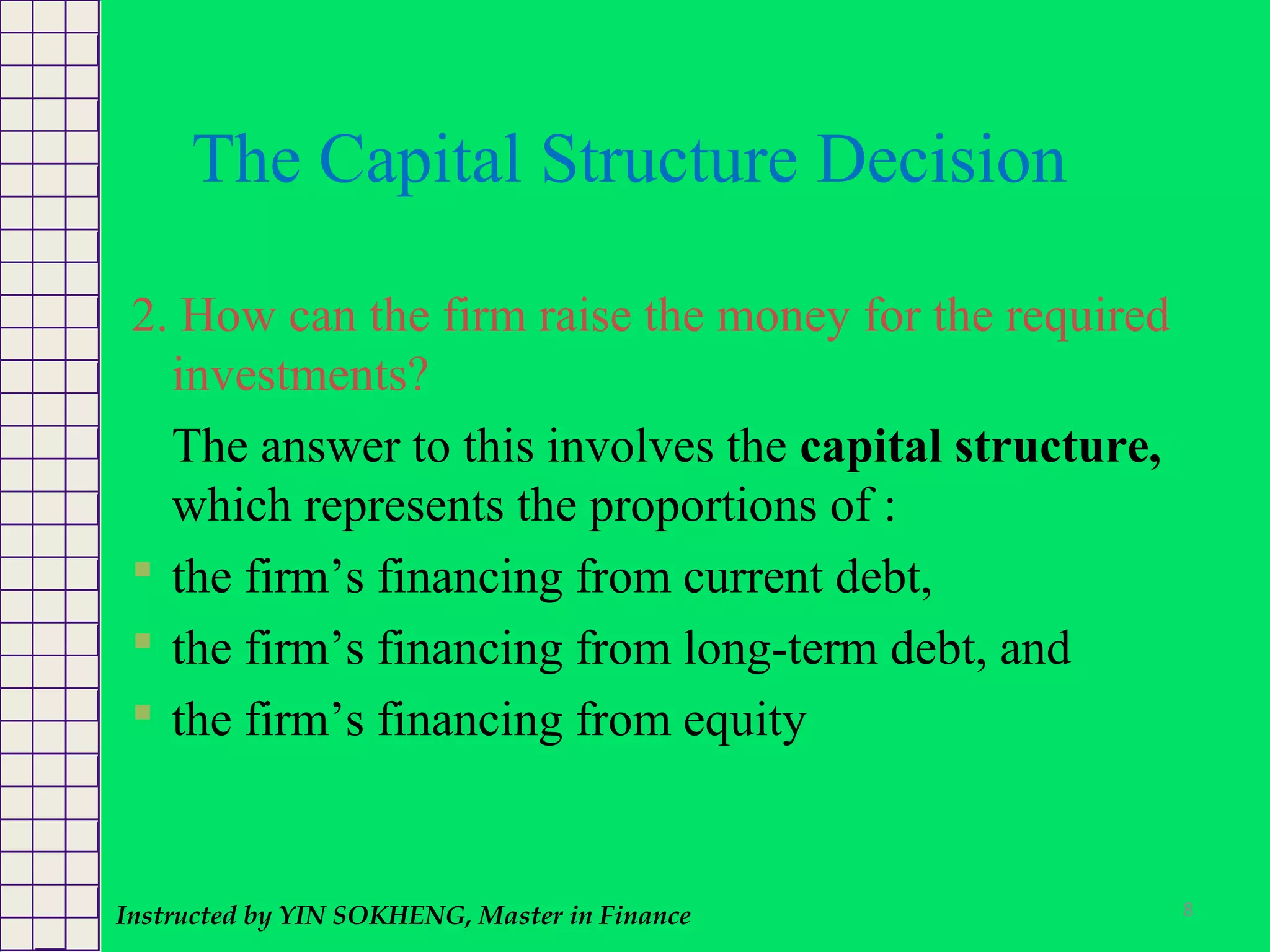 Fundamental of Corporate Finance, chapter 1 | PPT