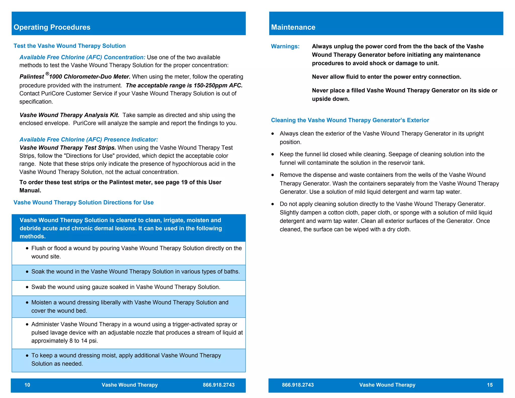 Vashe User manual | PDF