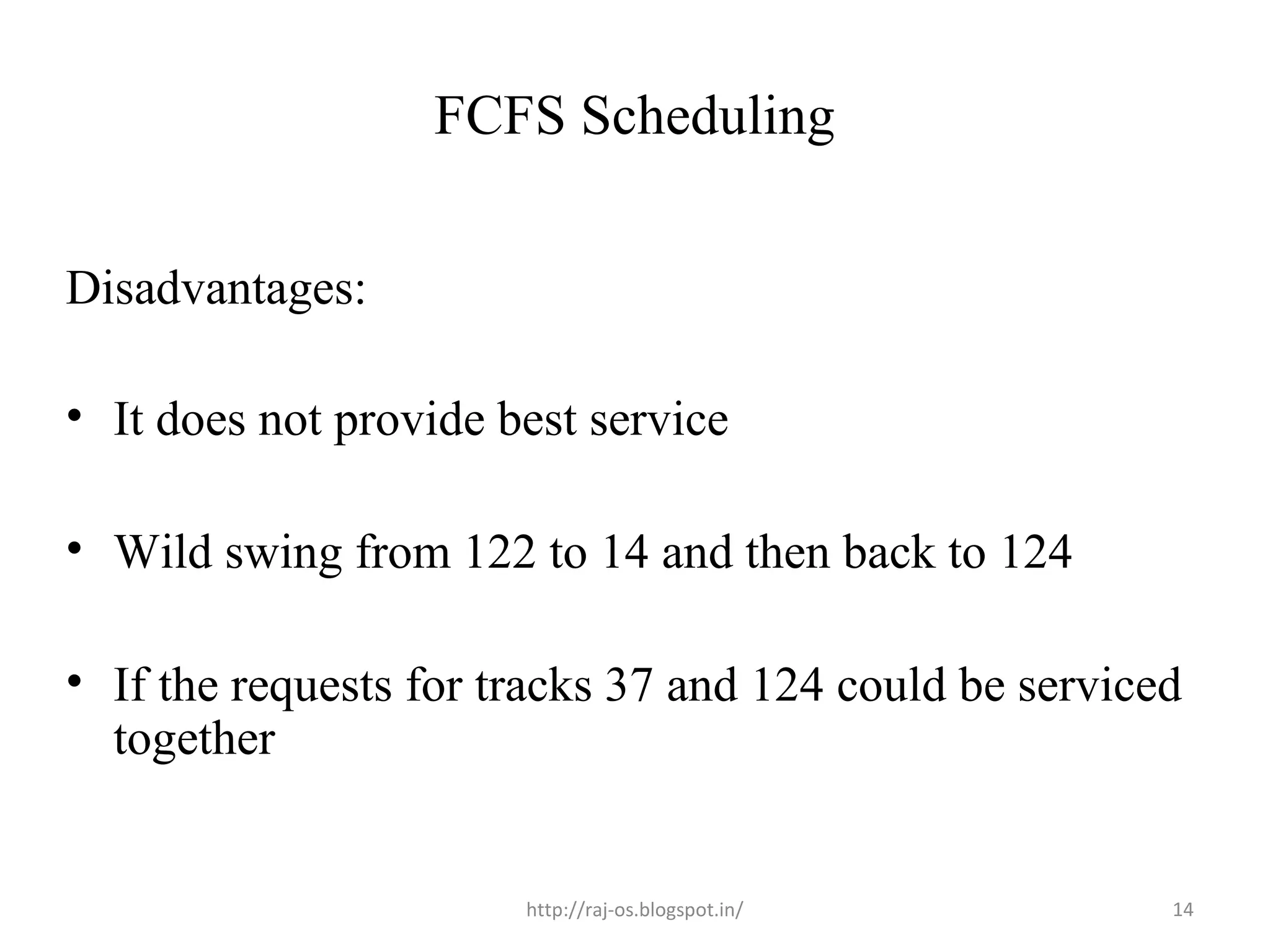 Fcfs scheduling | PPT | Computing | Technology & Computing