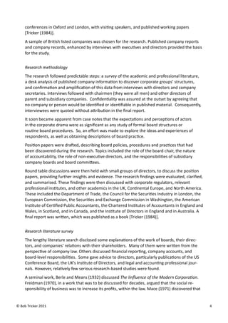 The Future of Corporate Governance - a personal odyssey | PDF ...