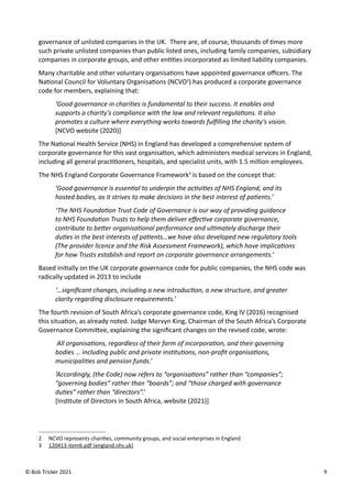 The Future of Corporate Governance - a personal odyssey Pt. 2 | PDF