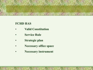 Fchd presentation | PPT