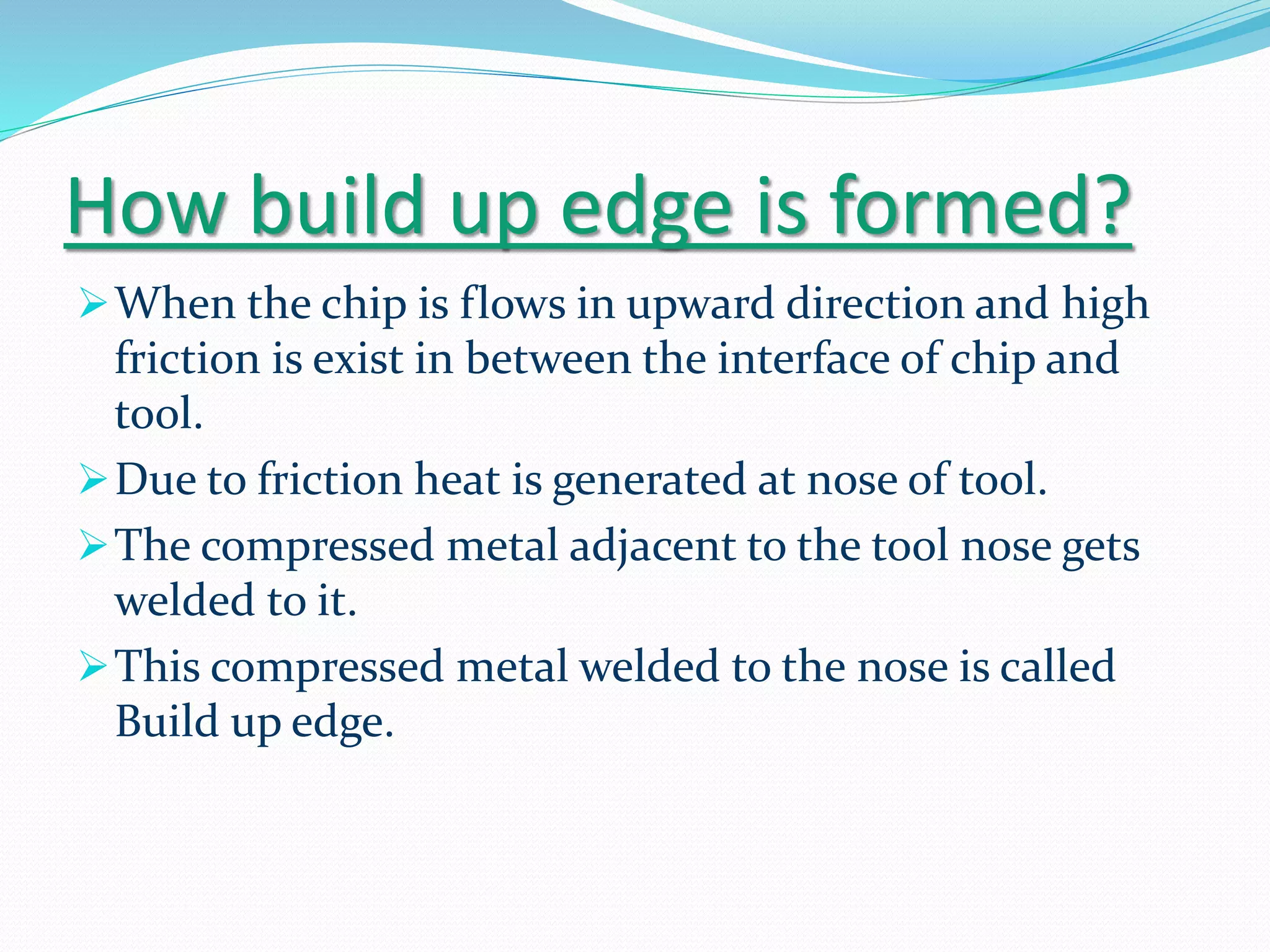 Chips formed and its types in machining operations | PPTX