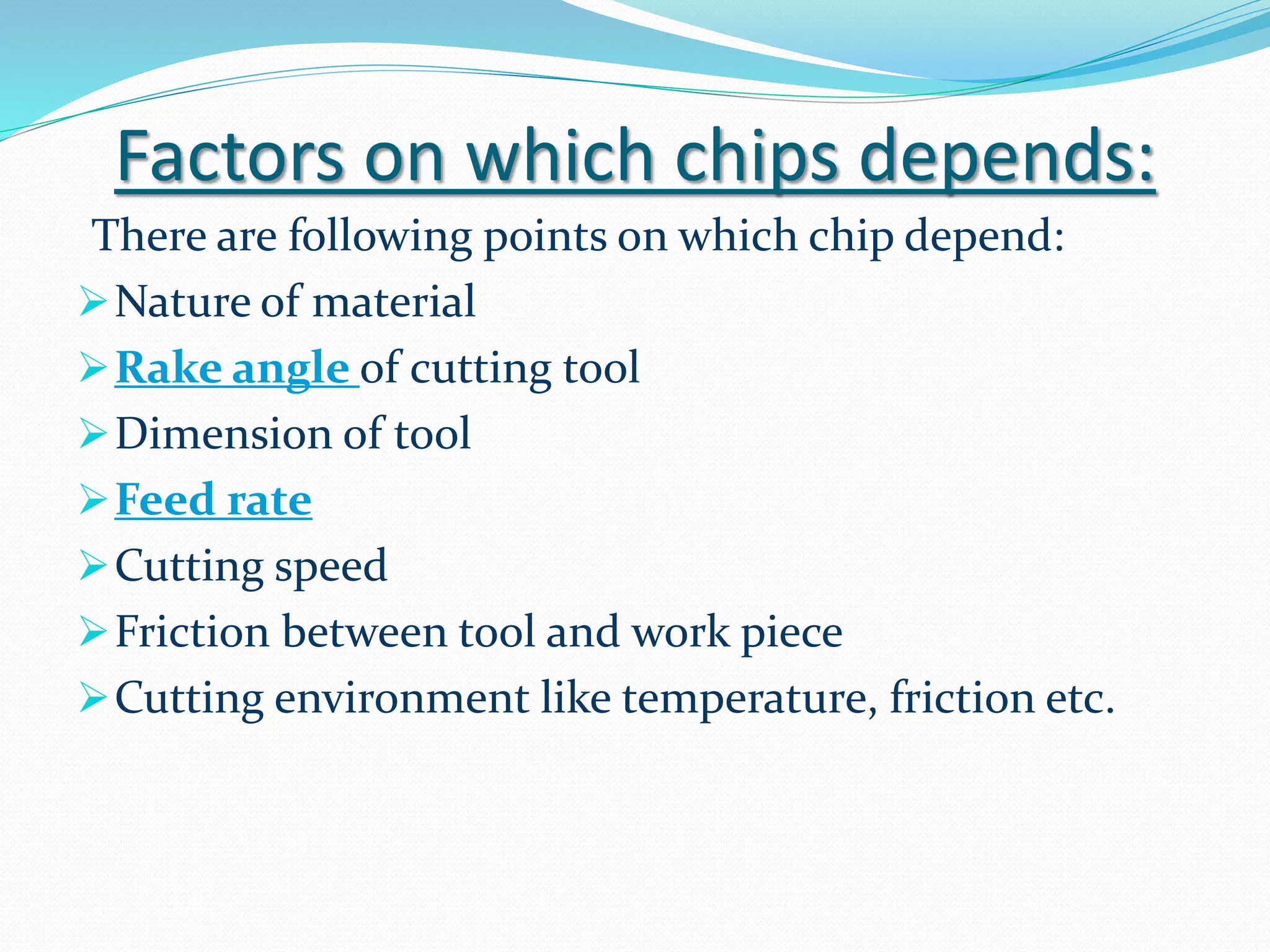 Chips formed and its types in machining operations | PPTX