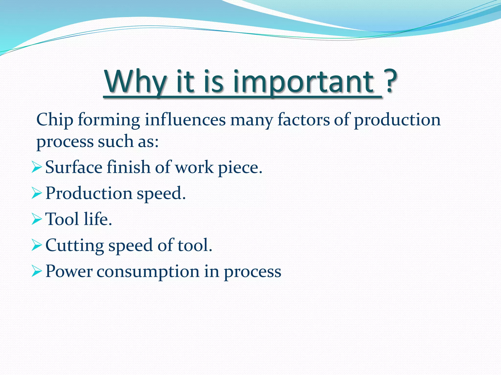 Chips formed and its types in machining operations | PPTX