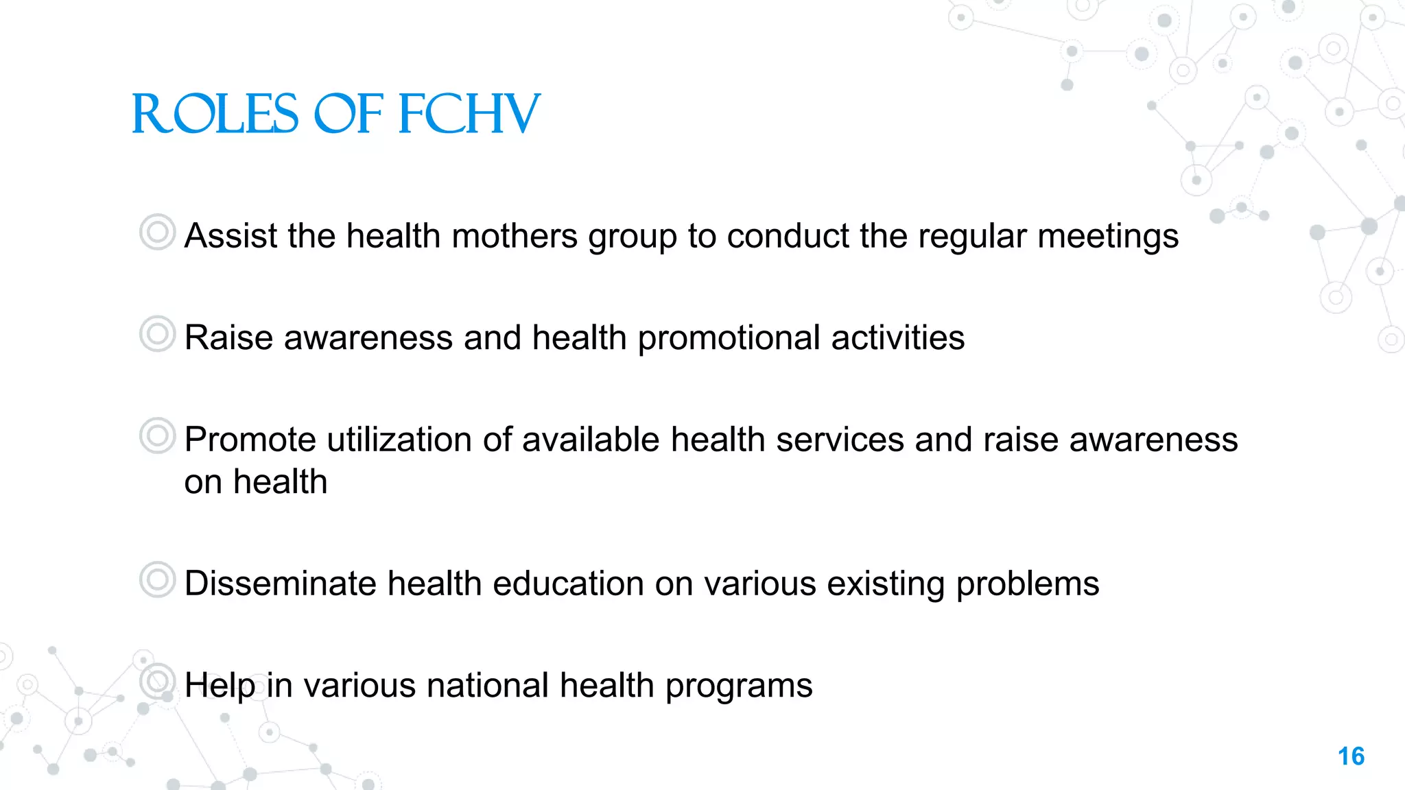 Female Community Health Volunteers (FCHVs) | PDF