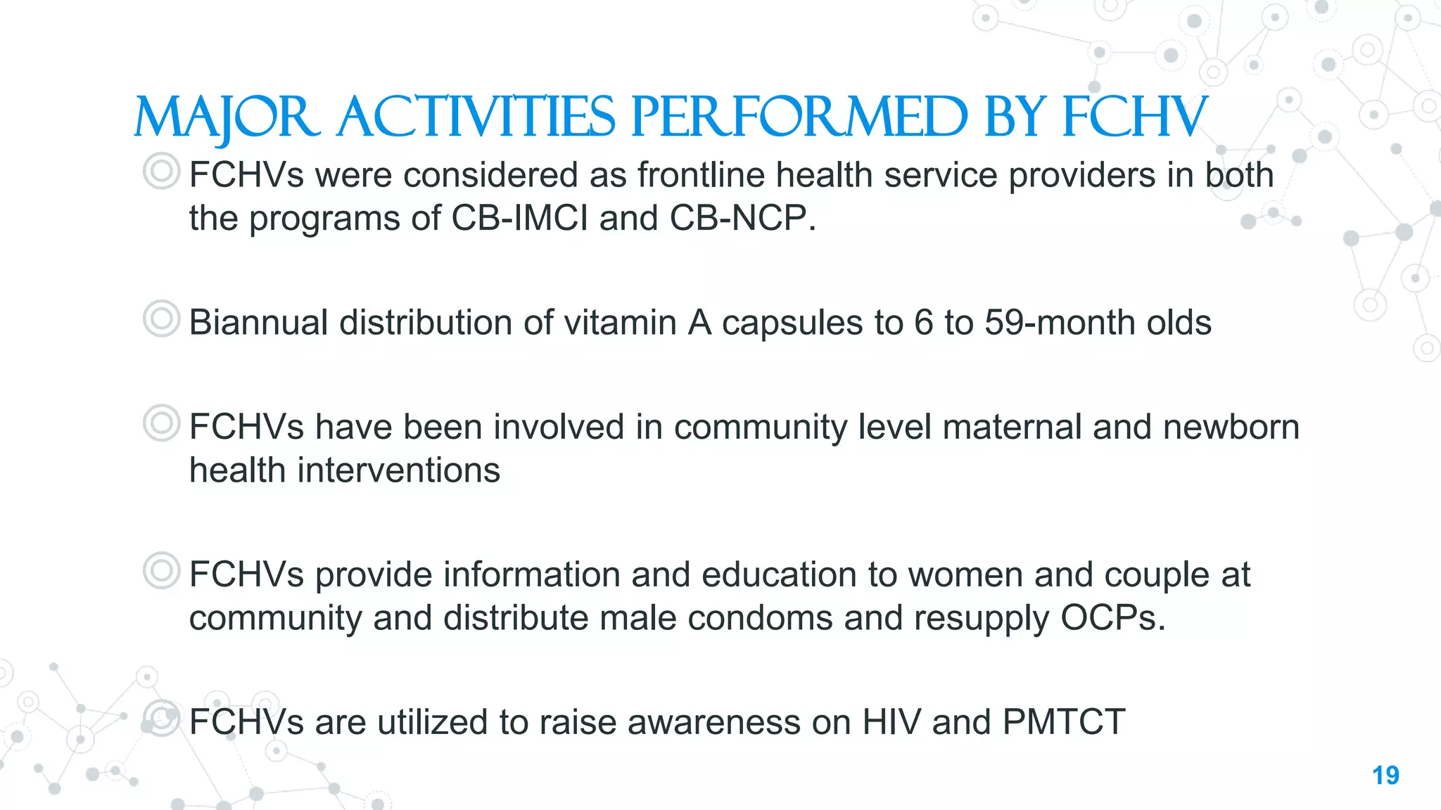 Female Community Health Volunteers (FCHVs) | PDF