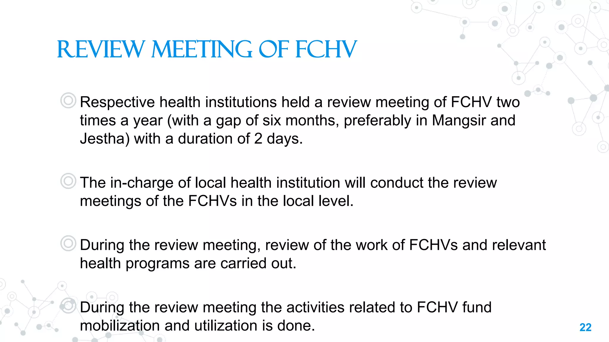 Female Community Health Volunteers (FCHVs) | PDF