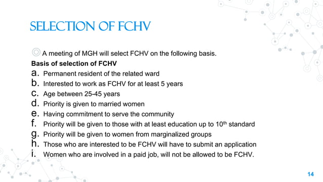 Female Community Health Volunteers (FCHVs) | PDF