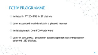 Female Community Health Volunteers (FCHVs) | PDF