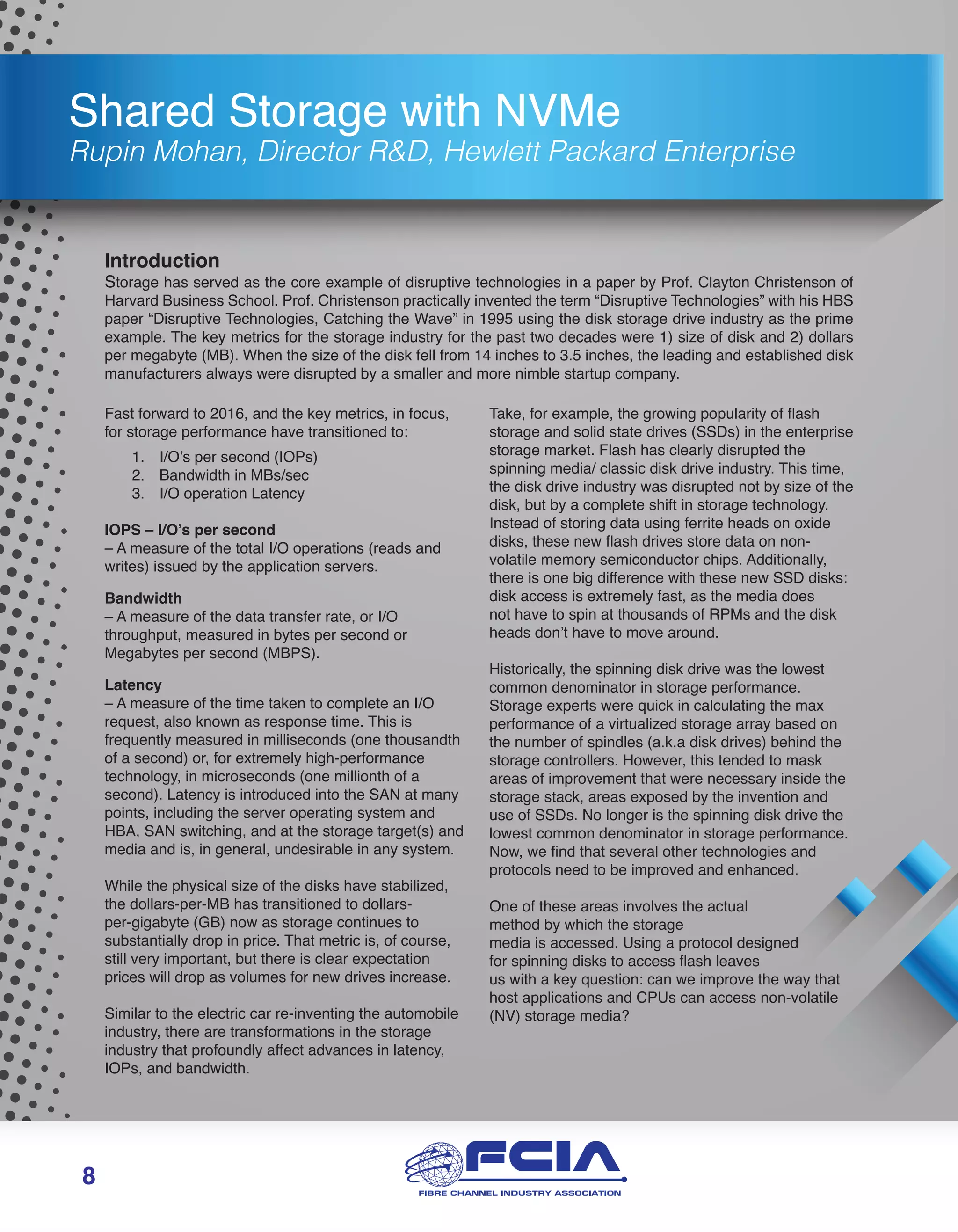 NVMe over Fibre Channel Introduction | PDF