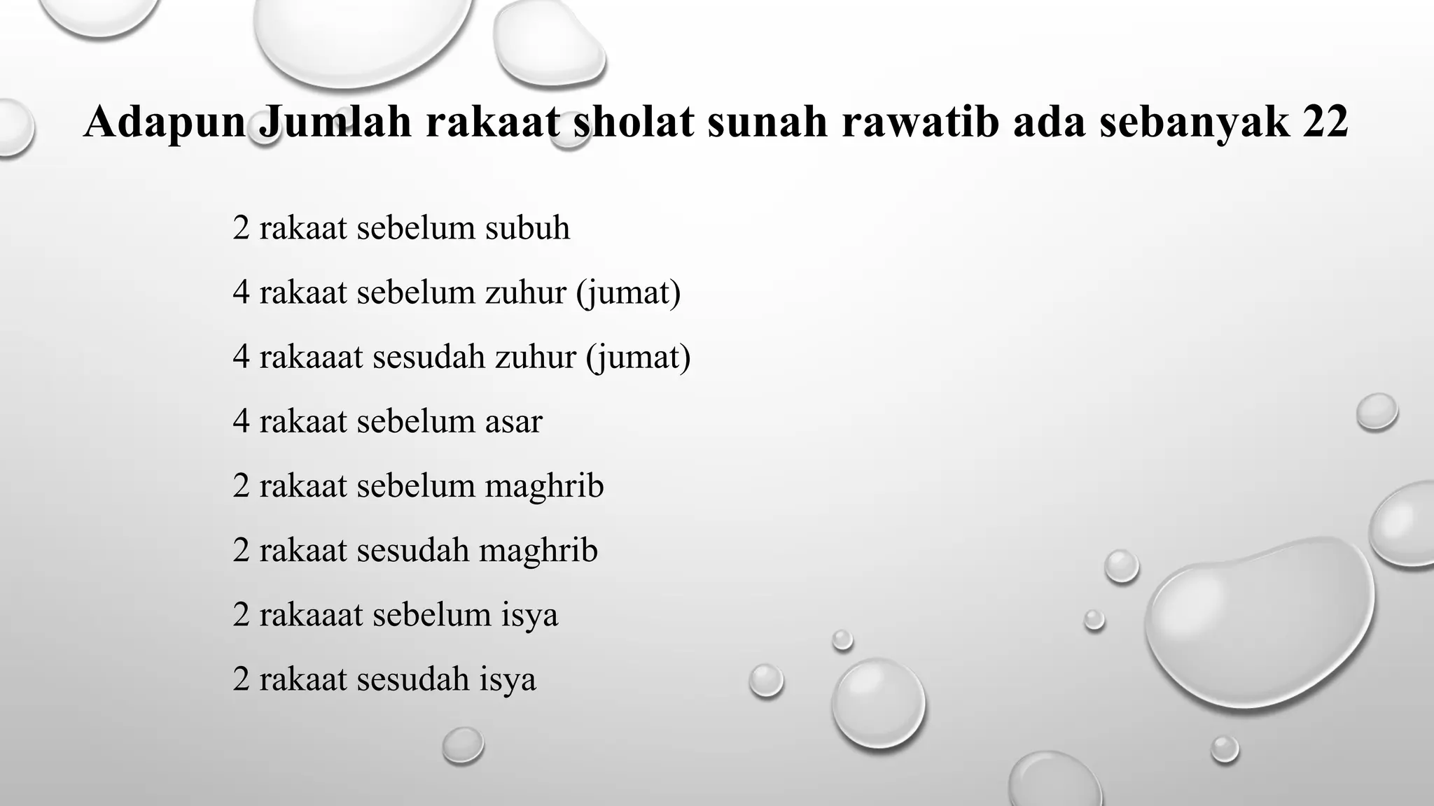 Slide tentang sholat Sunnah beserta dengan contoh-contohnya | PPT