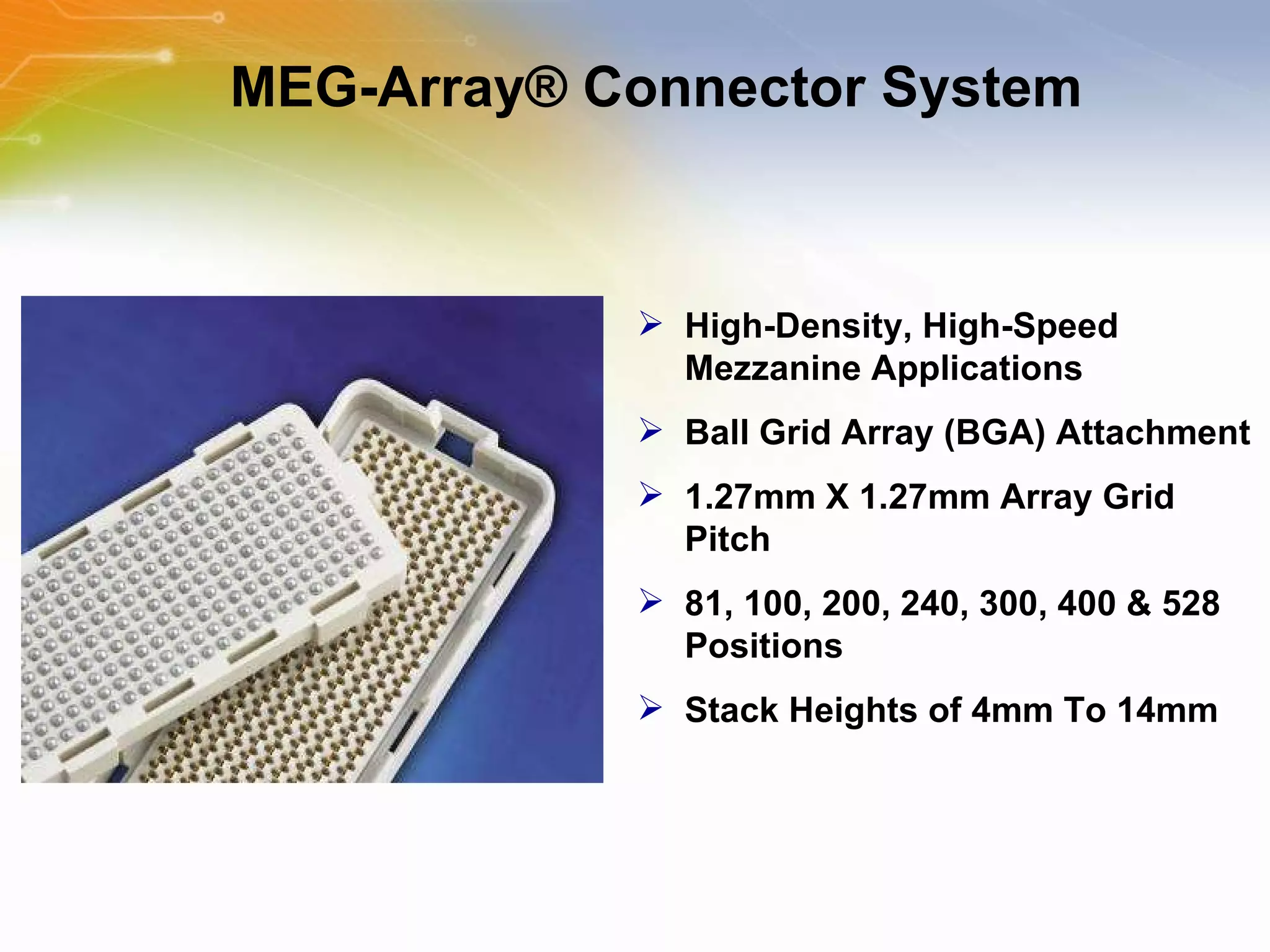 MEG-Array® Connector System | PPT