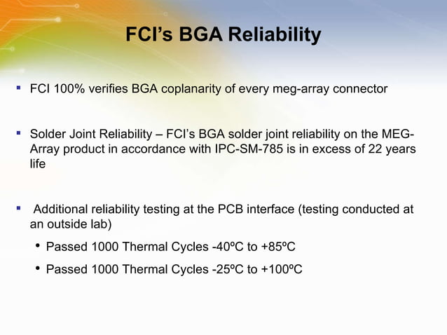 MEG-Array® Connector System | PPT | Technology & Computing