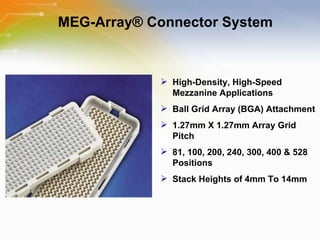 MEG-Array® Connector System | PPT