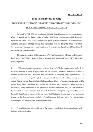 Fci notice final2 | PDF