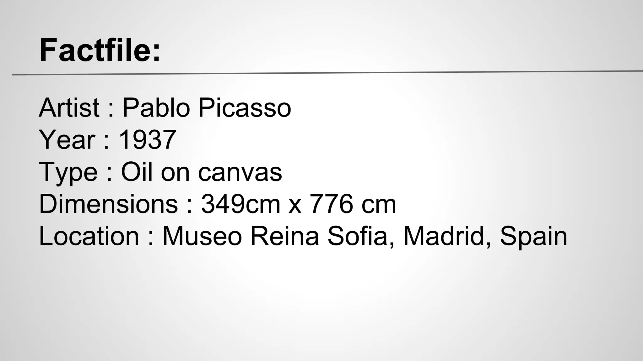 Pablo picasso's guernica | PPTX