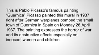 Pablo picasso's guernica | PPTX