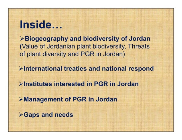 Jordan Country Report | PDF | Agriculture | Industries