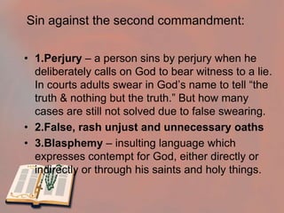 2nd Commandment