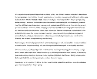 FCL Graphics, Printing That Leads To Better Marketing | PPT