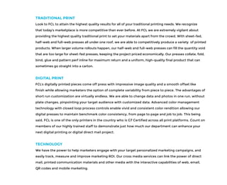 FCL Graphics, Printing That Leads To Better Marketing | PPT