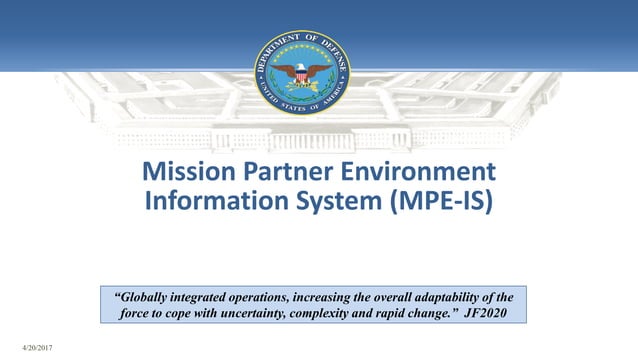 Securing the Global Mission: Enabling Effective Information Sharing ...