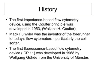 Flow Cytometry - basics, principles and applications | PPT