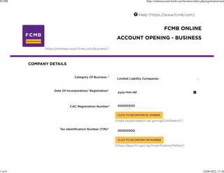 FCMB.pdf | Business Banking & Finance | Business