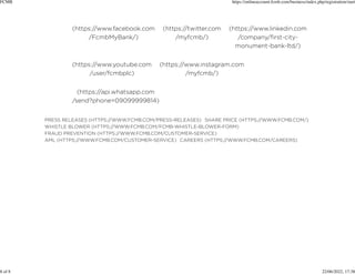 FCMB.pdf | Business Banking & Finance | Business