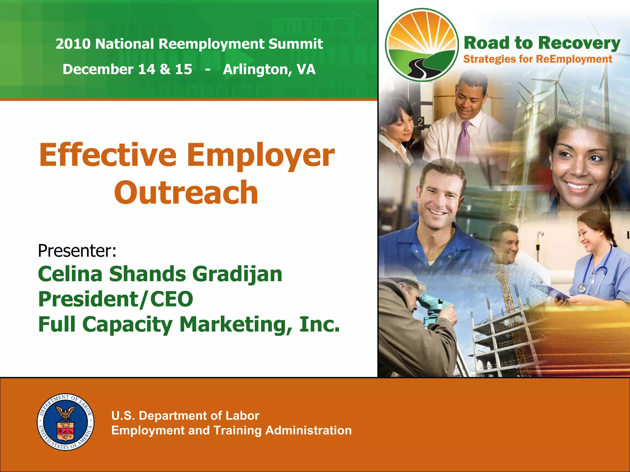 Employer Outreach presentation by Full Capacity Marketing | PPT