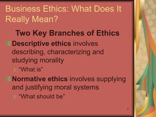 Business ethics - BAF 2 | PPT