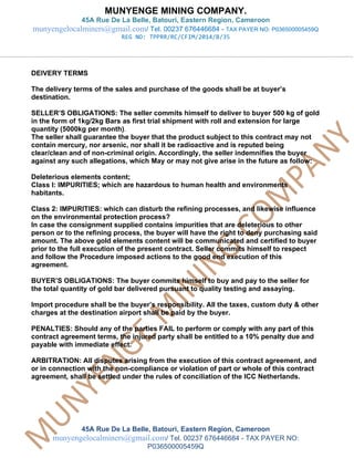 fco gold bars | PDF
