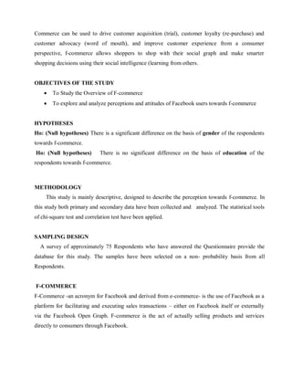 AN EMPIRICAL STUDY ON CONSUMERS’ ATTITUDES TOWARDS F-COMMERCE IN INDIA ...