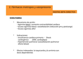 Farmacos cardíacos, presentación en power point, acción alfa y beta | PPTX