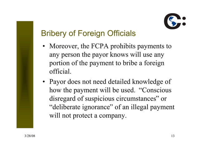 FCPA Overview | PDF