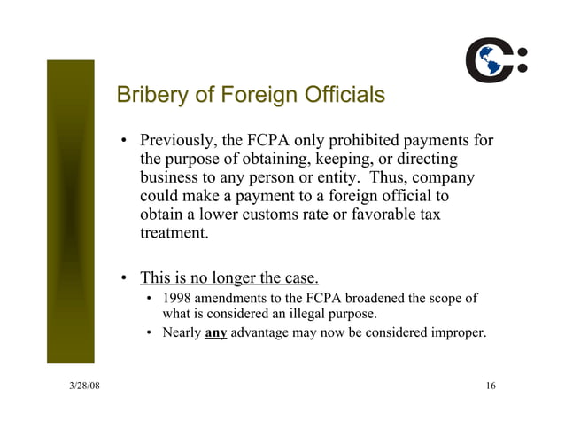 FCPA Overview | PDF | Political Issues & policy | Politics