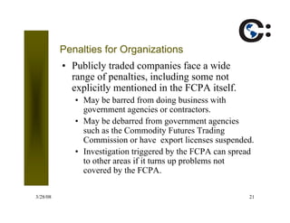 FCPA Overview | PDF