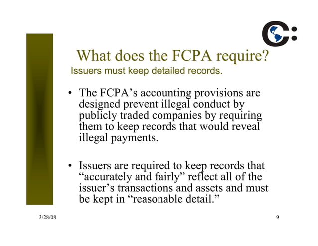 FCPA Overview | PDF | Political Issues & policy | Politics