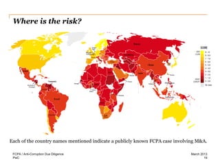 Fcpa anti corruption due diligence - (pwc) | PDF
