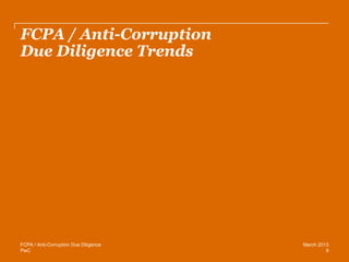 Fcpa anti corruption due diligence - (pwc) | PDF