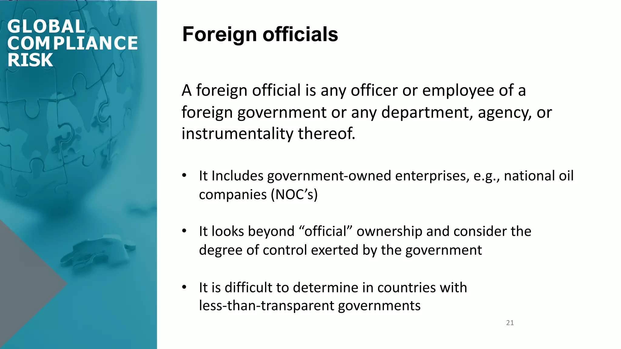 FCPA basics | PPT