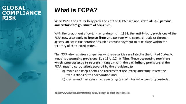 FCPA basics | PPT